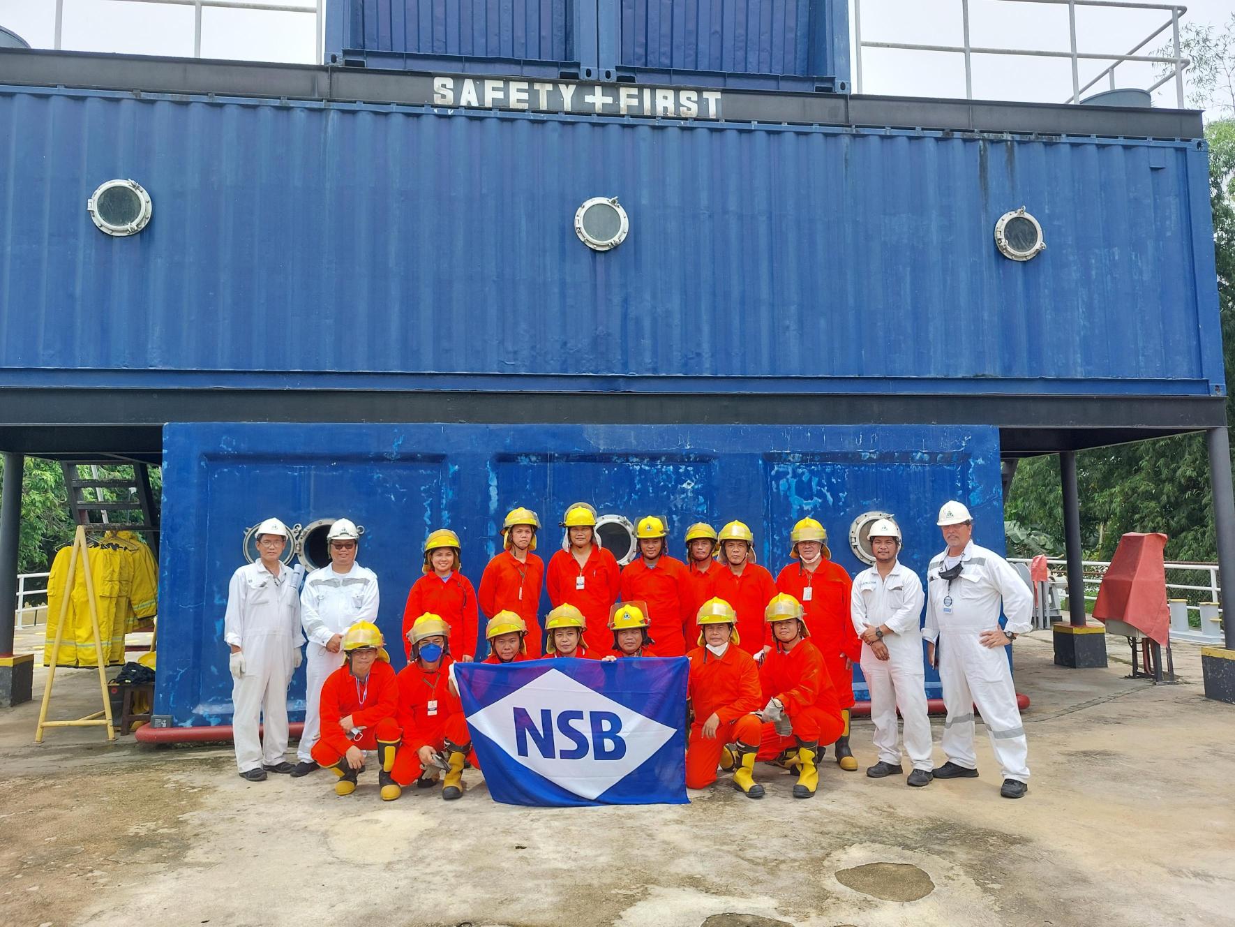 Hot Drill! NSB trains Shipboard Fire Fighting - NSB Group